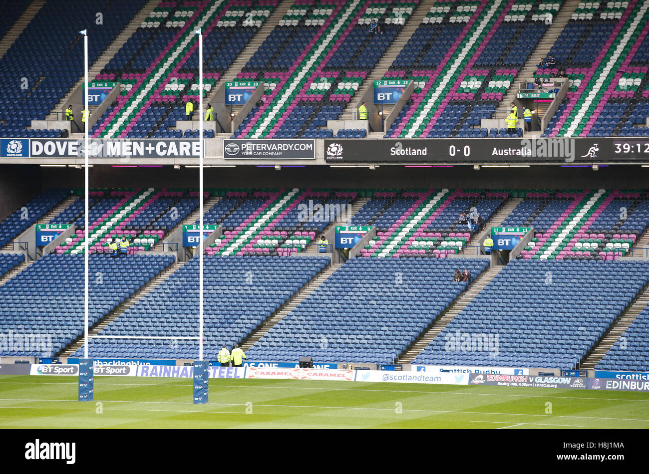 A general view of the BT Murrayfield Stadium, Edinburgh Stock Photo - Alamy