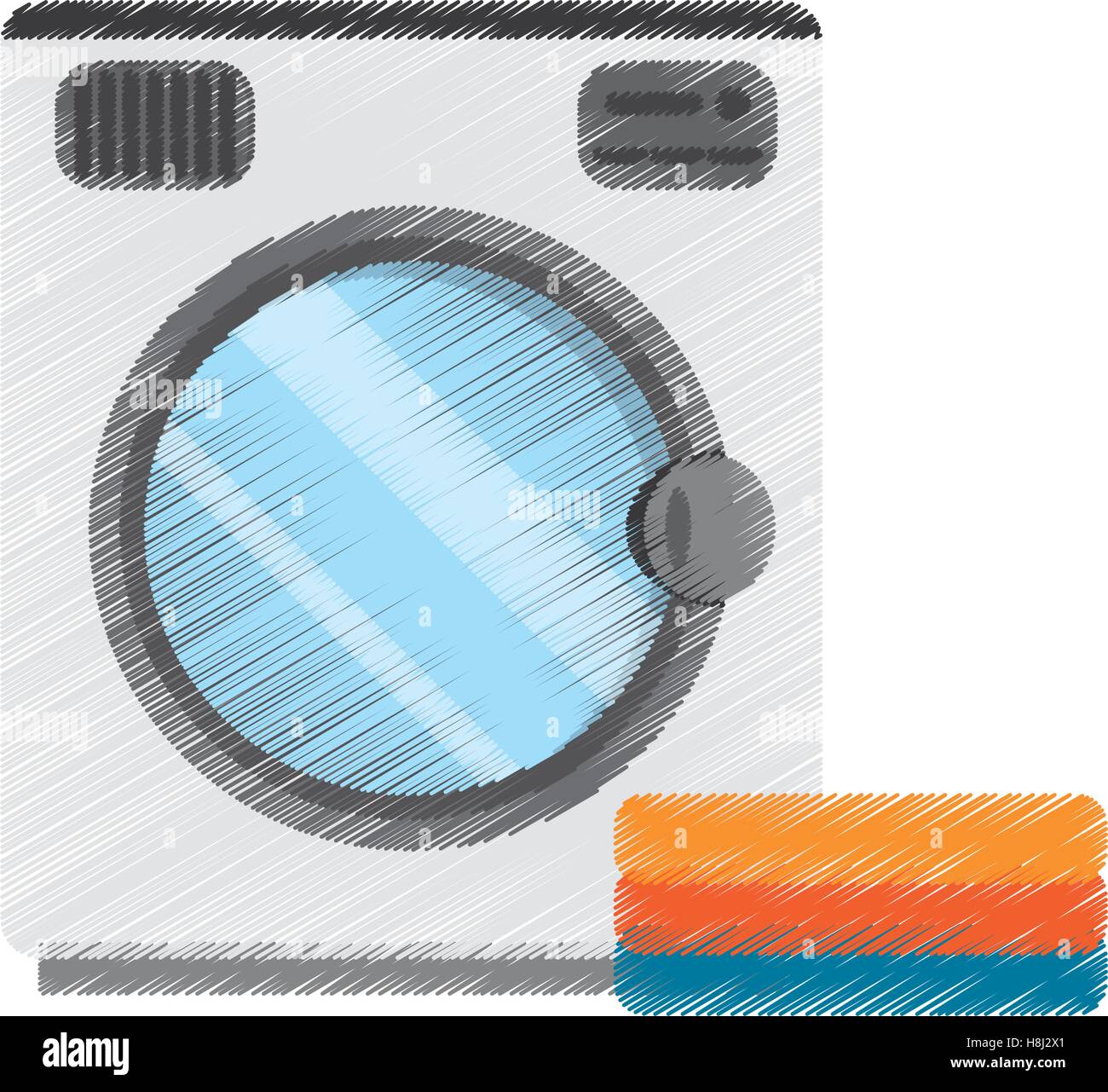 Isolated washer machine design Stock Vector Image & Art - Alamy