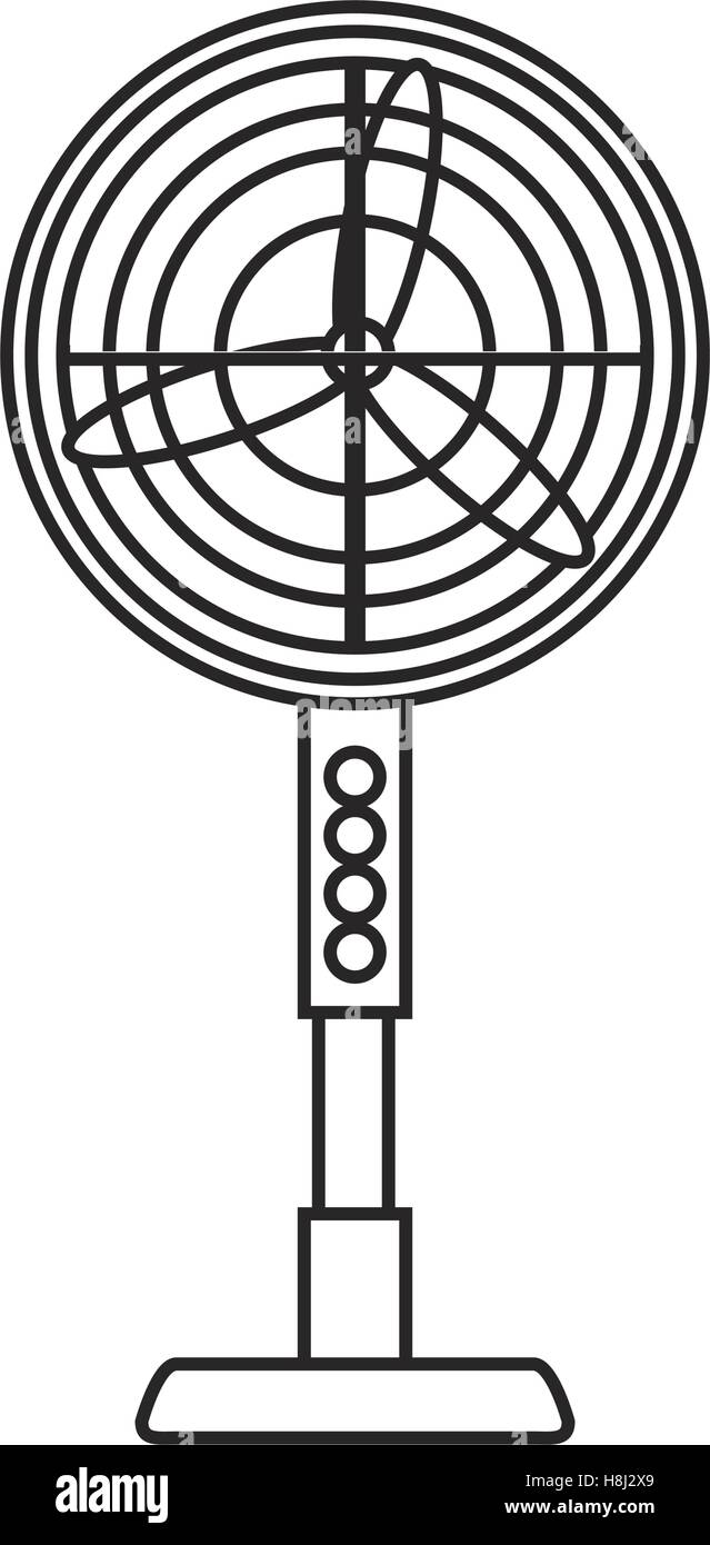 Isolated fan machine design Stock Vector Image & Art - Alamy