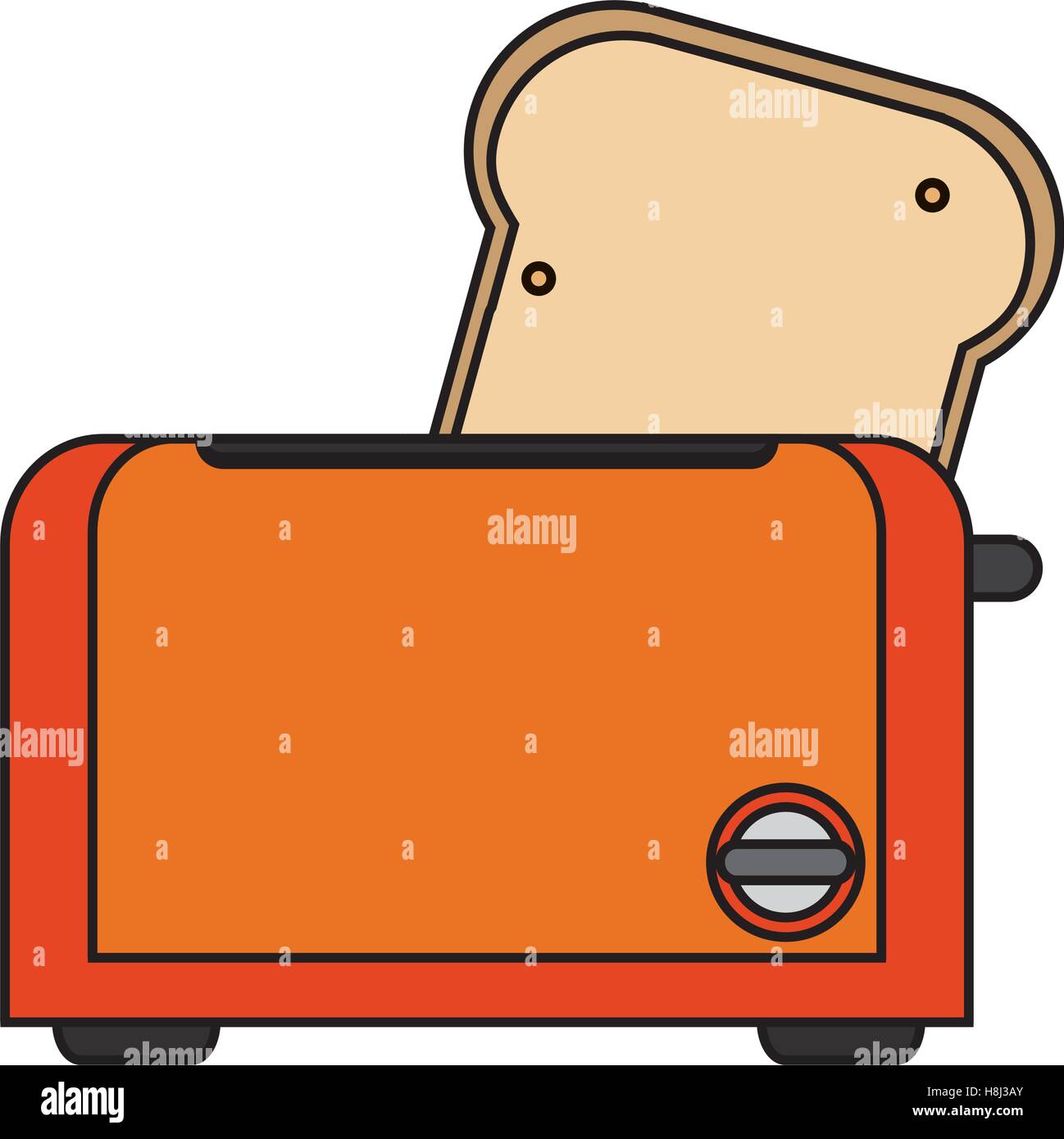 Isolated toaster machine design Stock Vector Image & Art - Alamy