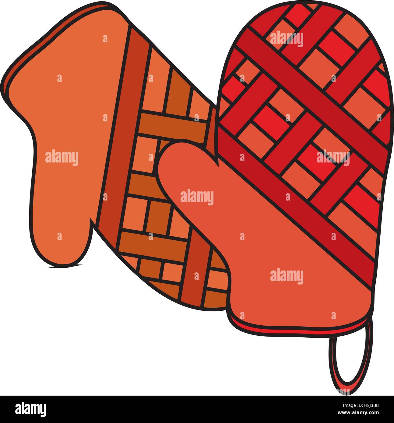 Isolated kitchen gloves design Stock Vector Image & Art - Alamy