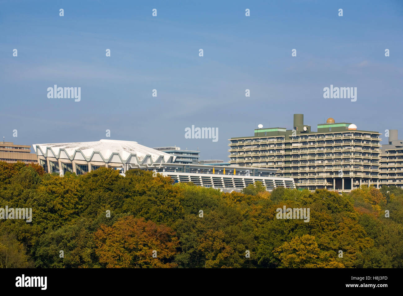 Germany, Ruhr Area, Bochum, Ruhr University Bochum, Audimax Stock Photo ...