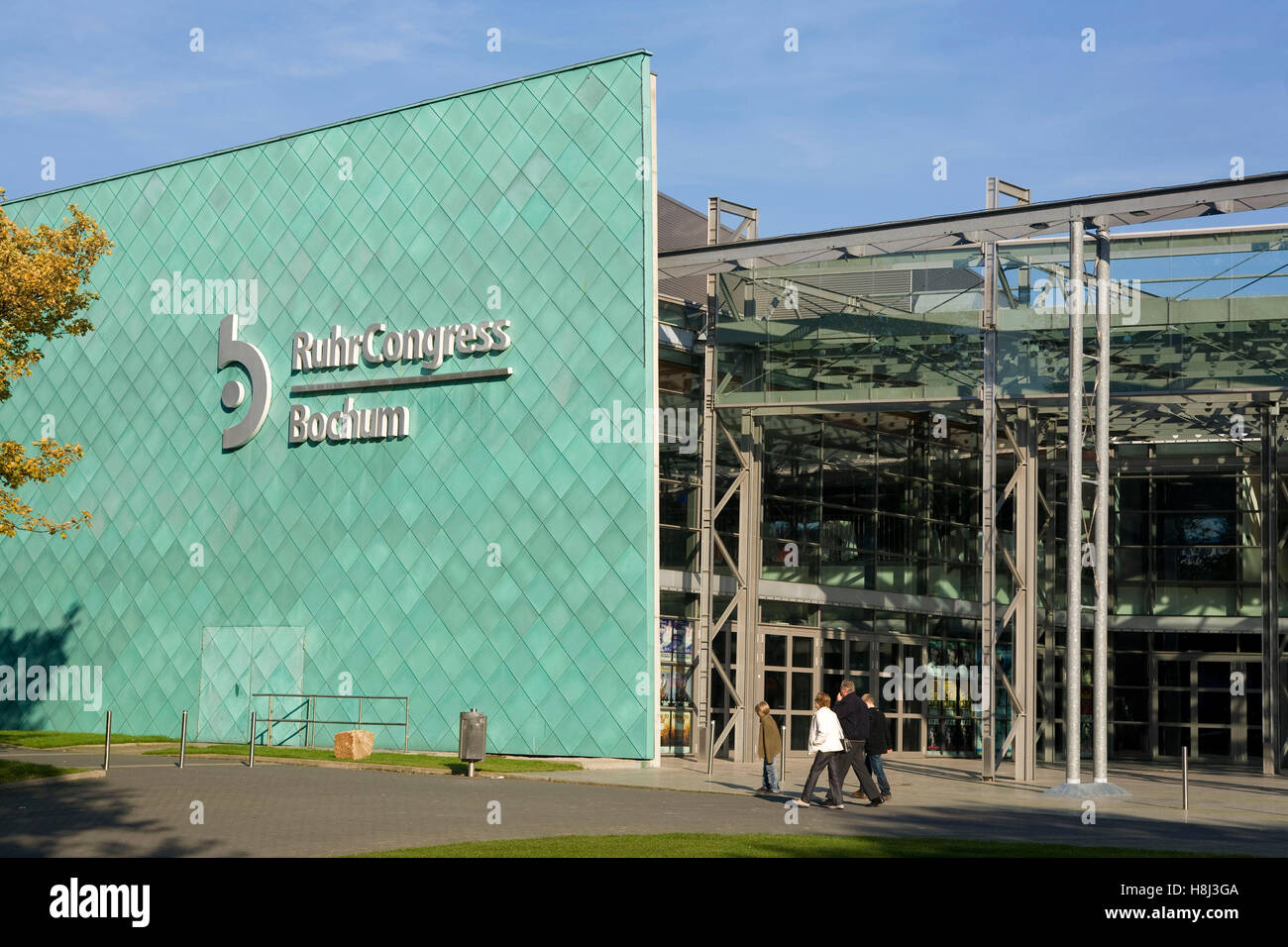 Germany, Ruhr Area, Bochum, the convention center RuhrCongress Stock ...