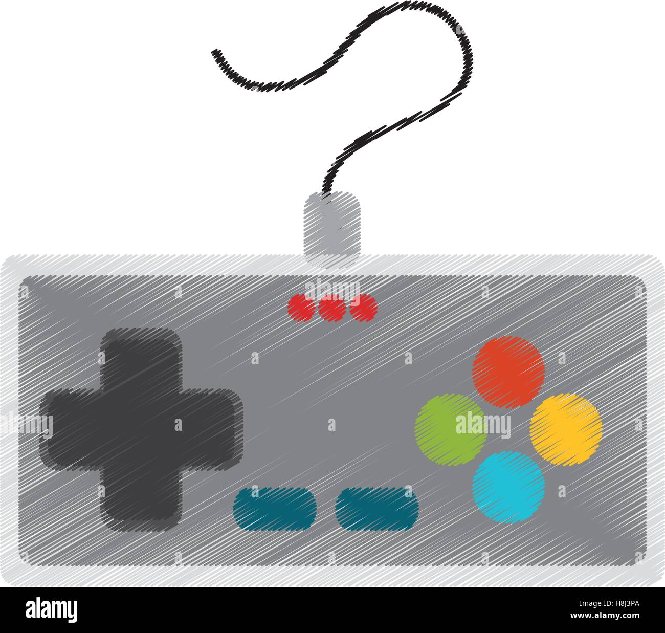 Isolated videogame control design Stock Vector Image & Art - Alamy