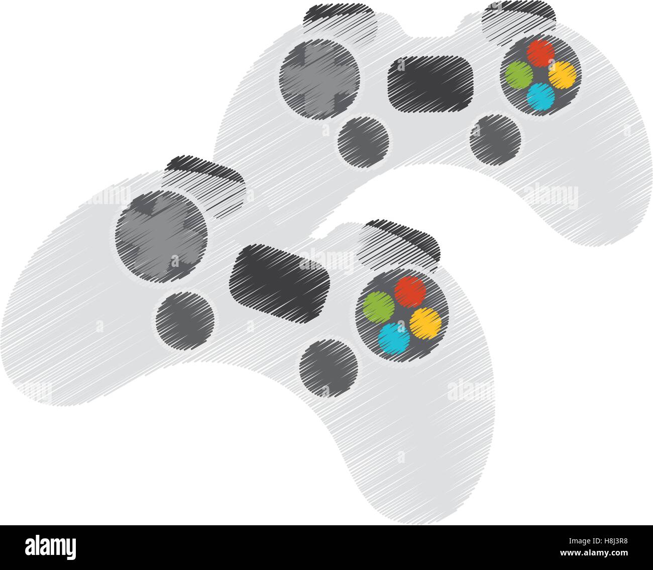 Isolated videogame control design Stock Vector Image & Art - Alamy