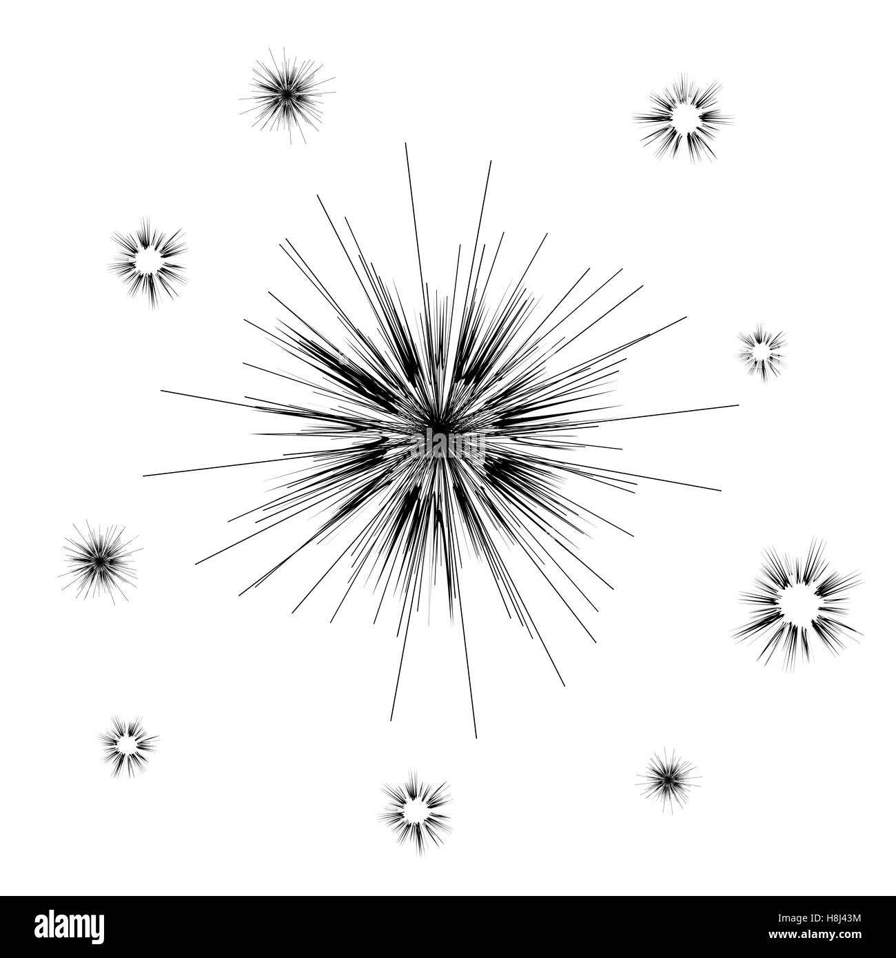 Cartoon Explosion, Star Burst Stock Photo - Alamy