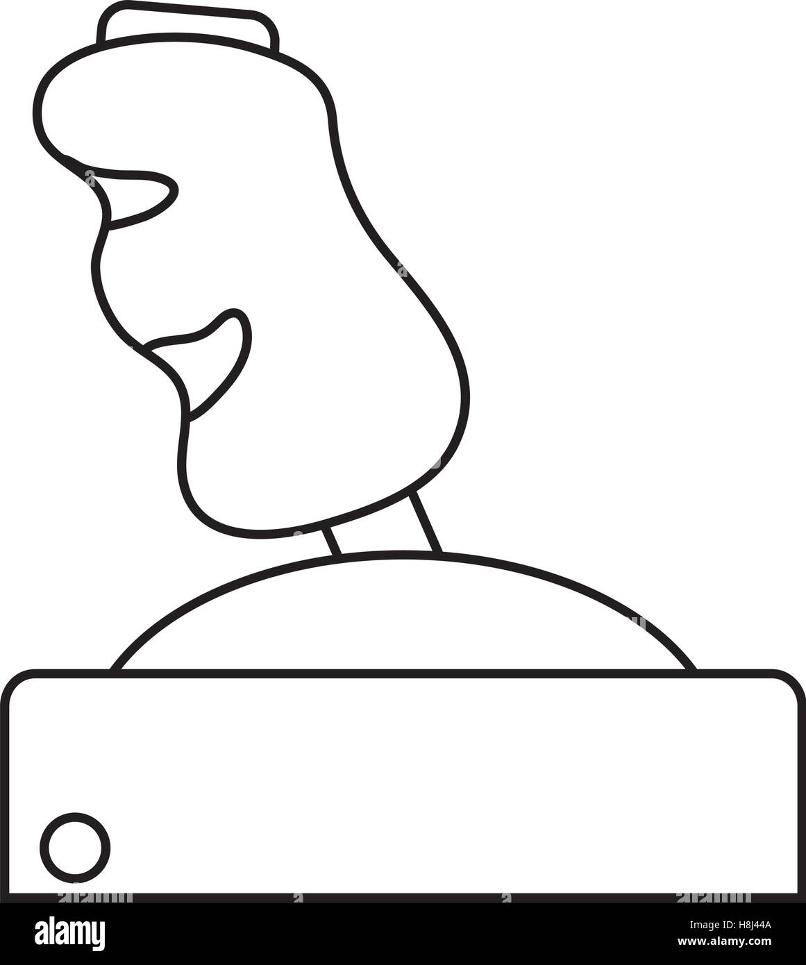 Isolated videogame joystick design Stock Vector Image & Art - Alamy