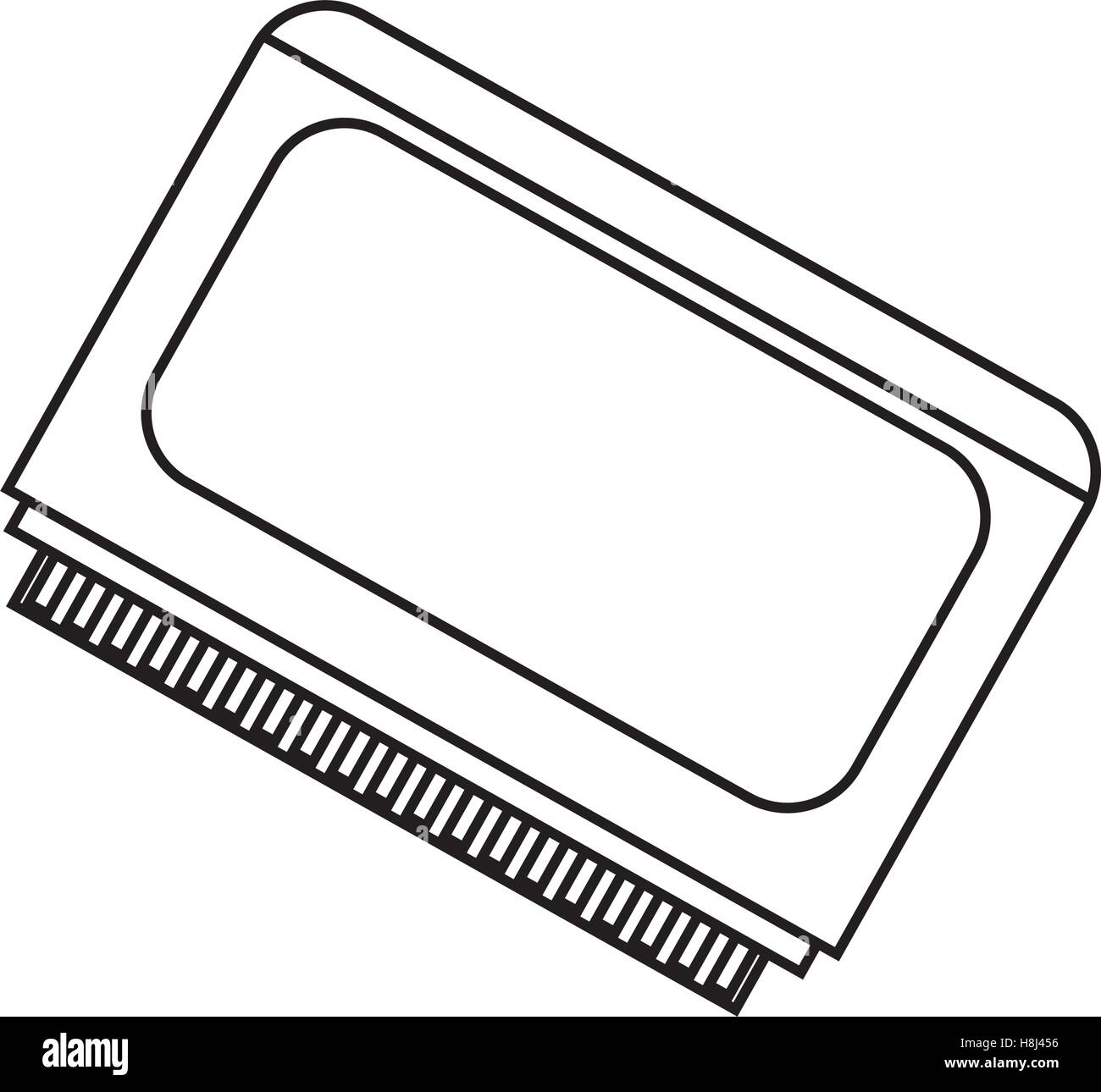 Isolated videogame card design Stock Vector Image & Art - Alamy