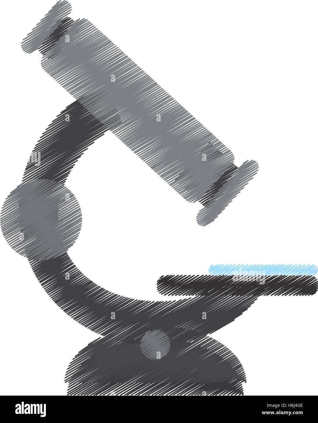 Isolated microscope of science design Stock Vector Image & Art - Alamy