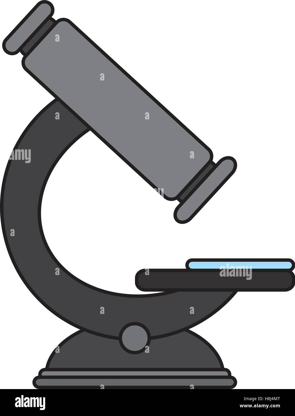 Isolated microscope of science design Stock Vector Image & Art - Alamy