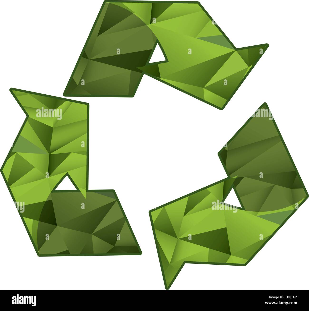 Isolated eco recycle sign design Stock Vector Image & Art - Alamy