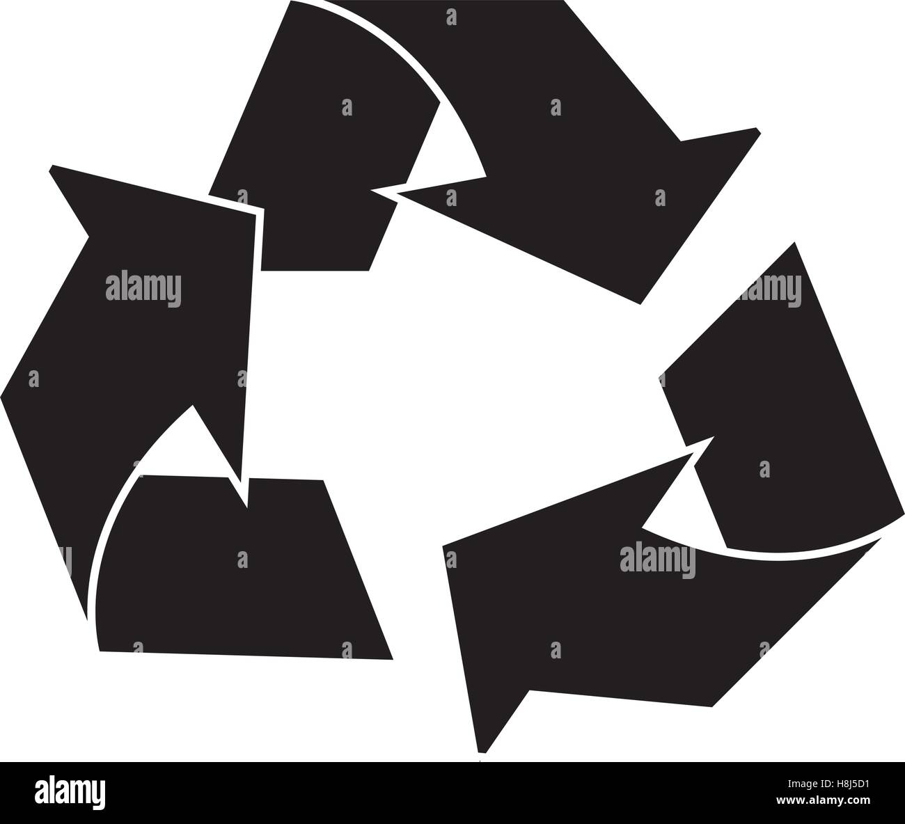 Isolated eco recycle sign design Stock Vector Image & Art - Alamy