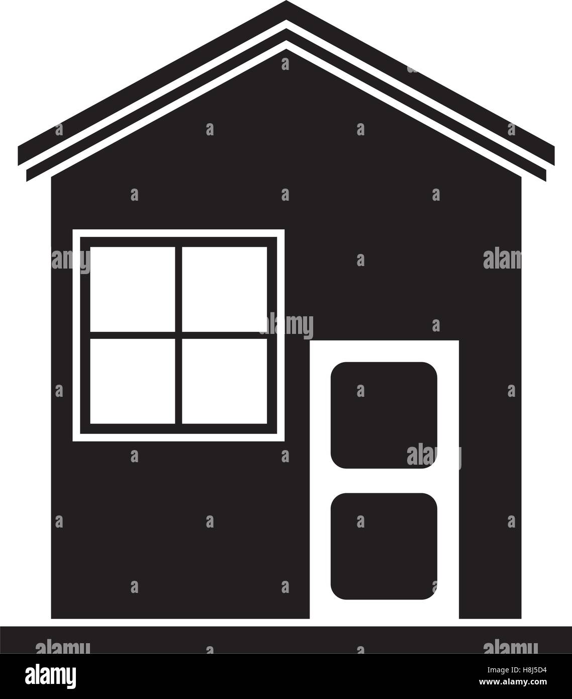 Isolated house design Stock Vector Image & Art - Alamy