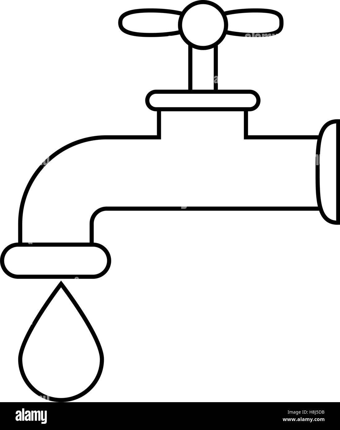 Isolated eco tap design Stock Vector Image & Art - Alamy