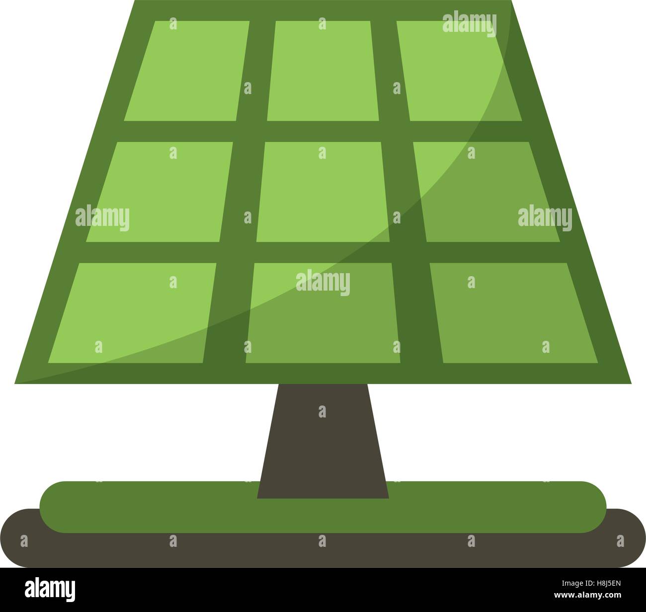 Isolated eco solar panel design Stock Vector Image & Art - Alamy