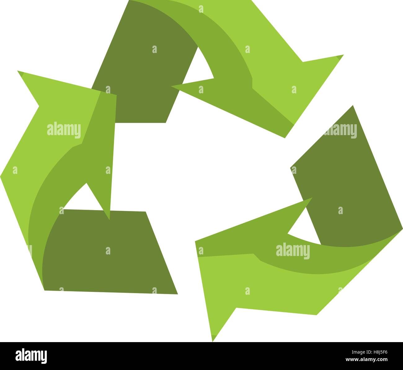 Isolated eco recycle sign design Stock Vector Image & Art - Alamy