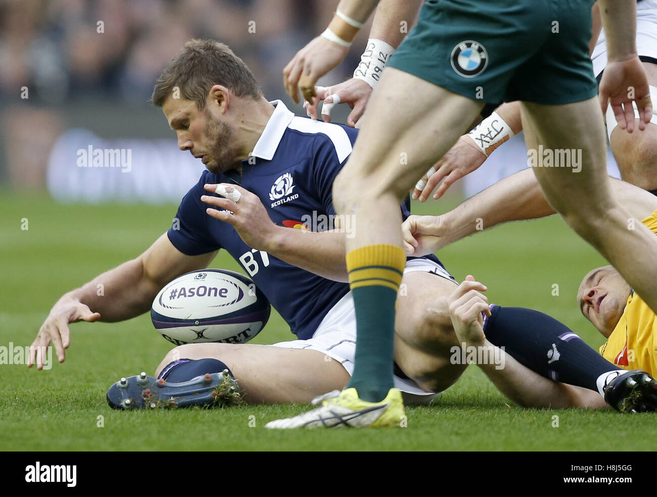 Scotland's Ross Ford during the Autumn International match at the BT ...