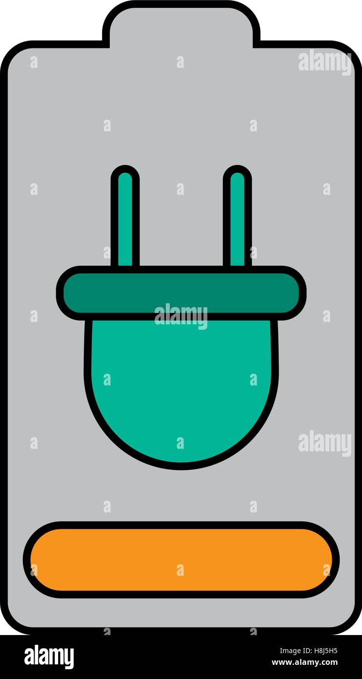 Isolated battery and plug design Stock Vector Image & Art - Alamy