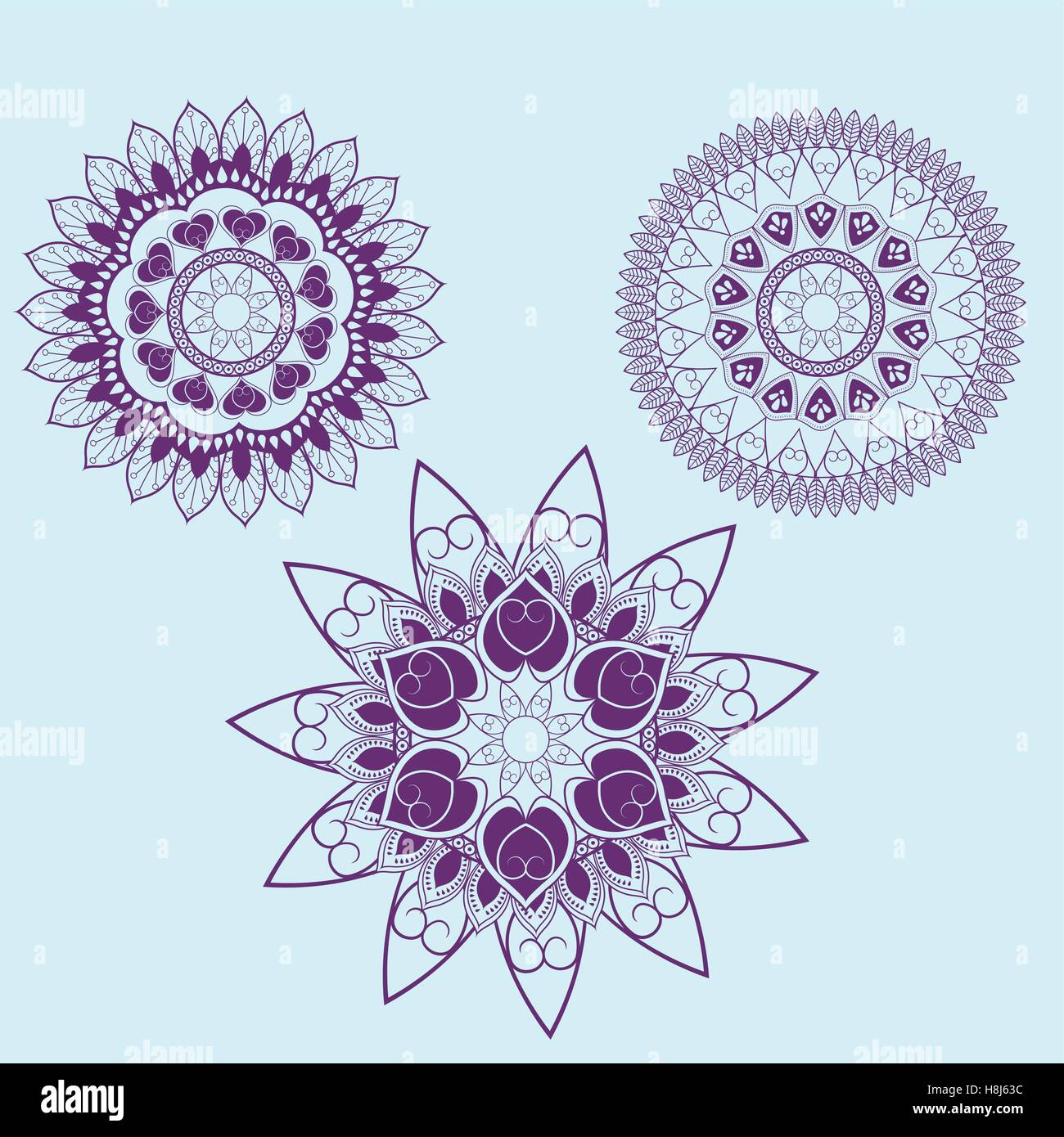 Colorful mandale design Stock Vector Image & Art - Alamy