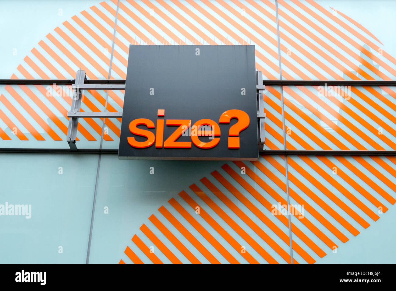 'size?' store on Market St in Manchester city centre Stock Photo - Alamy