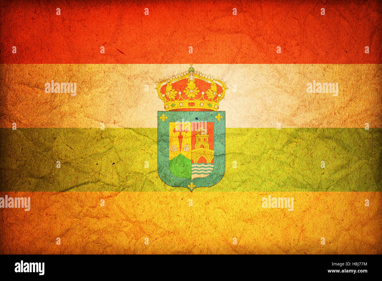 some very old vintage flag of la rioja Stock Photo - Alamy