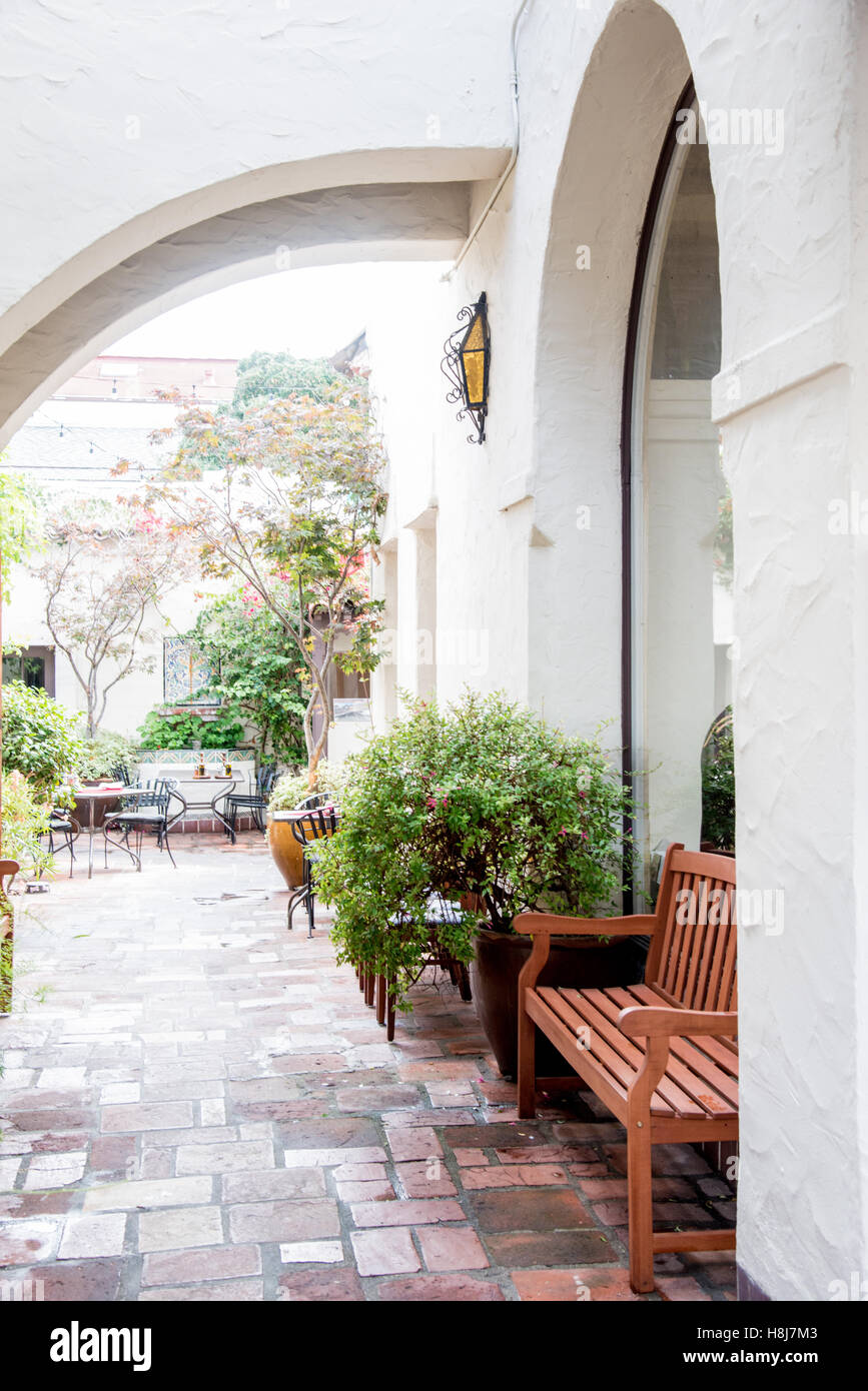 Carmel California Alley Stock Photo - Alamy