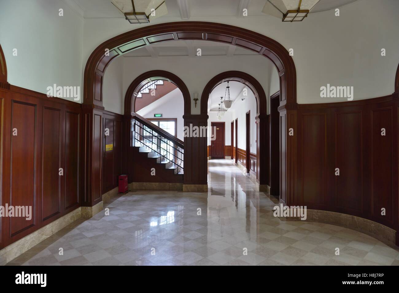 The campus of the prestigious Fudan University in Shanghai, China Stock ...