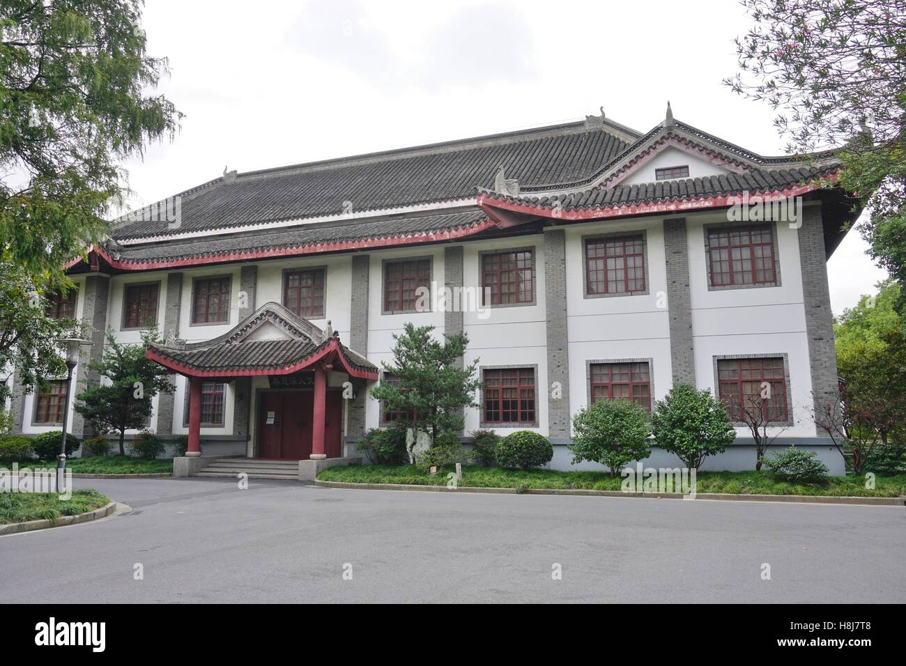 The campus of the prestigious Fudan University in Shanghai, China Stock ...