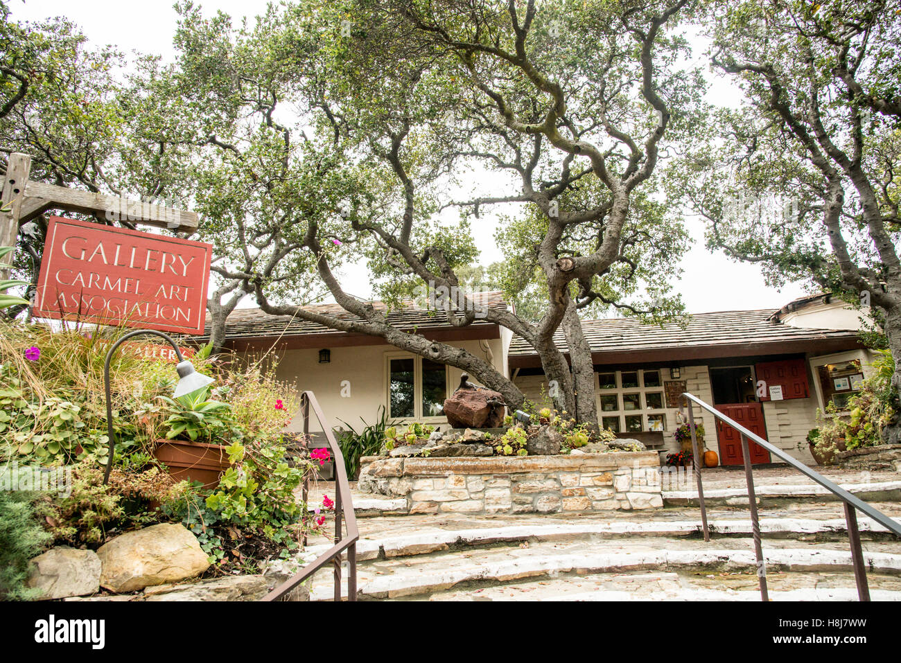 Carmel Art Association Gallery Stock Photo - Alamy