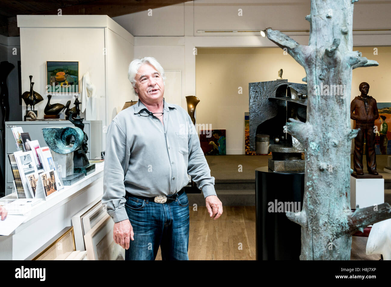 Chris Winfield Art Gallery Carmel California Stock Photo - Alamy