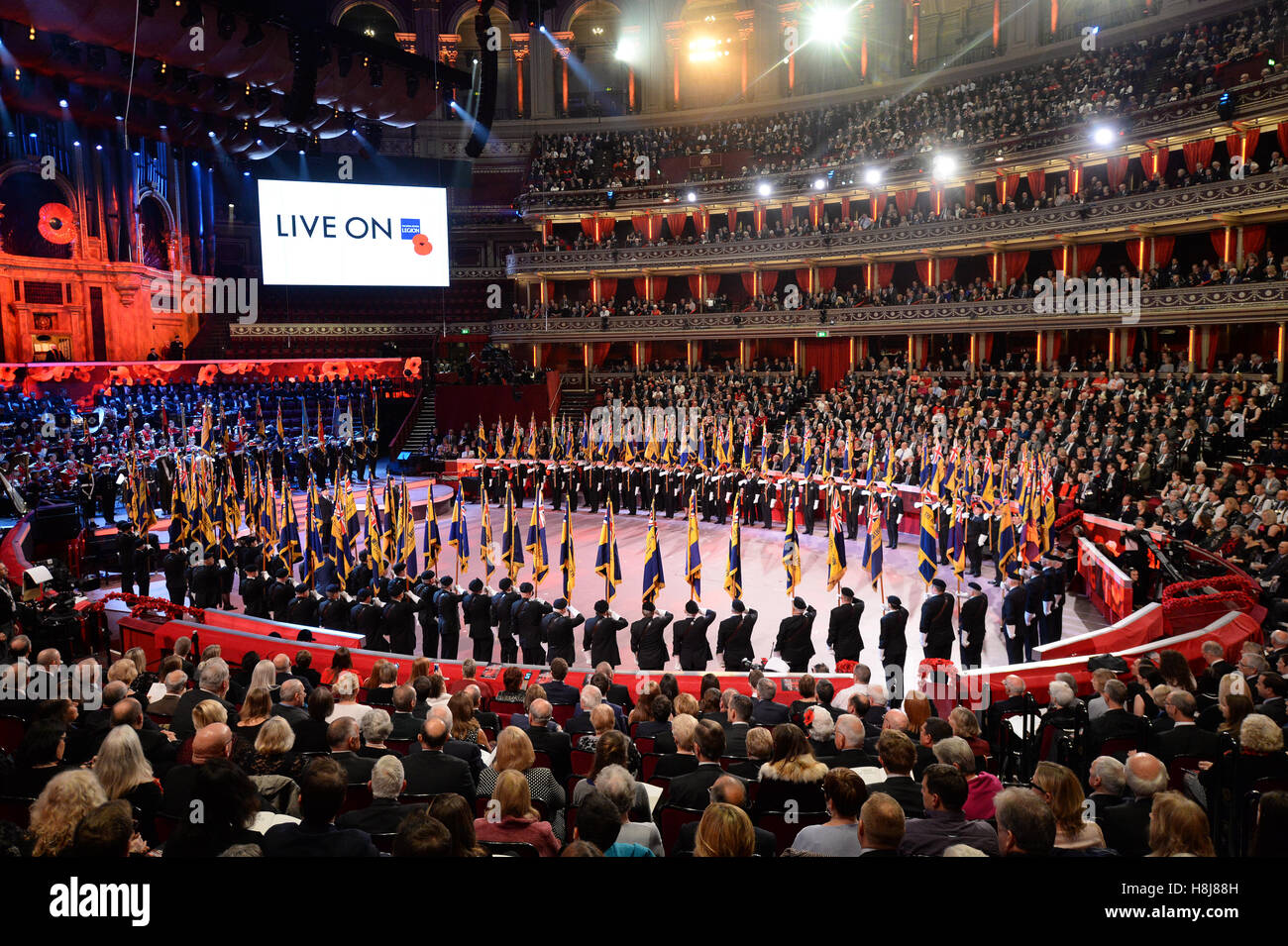 A general view annual royal festival remembrance royal albert hall hi ...