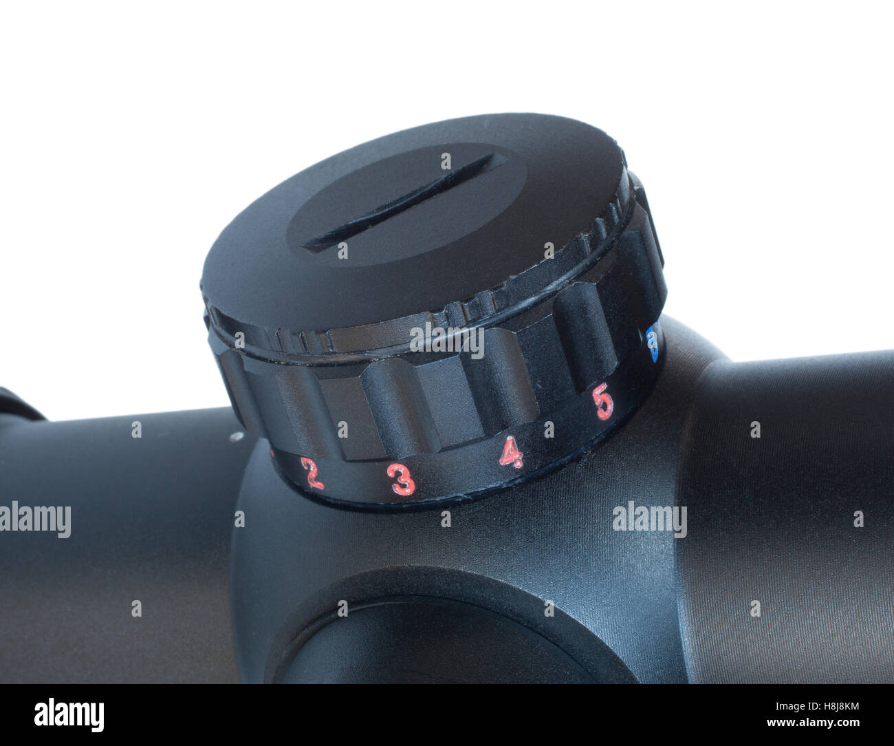 Dial that is used to change colors and brightness on a scopes reticle ...