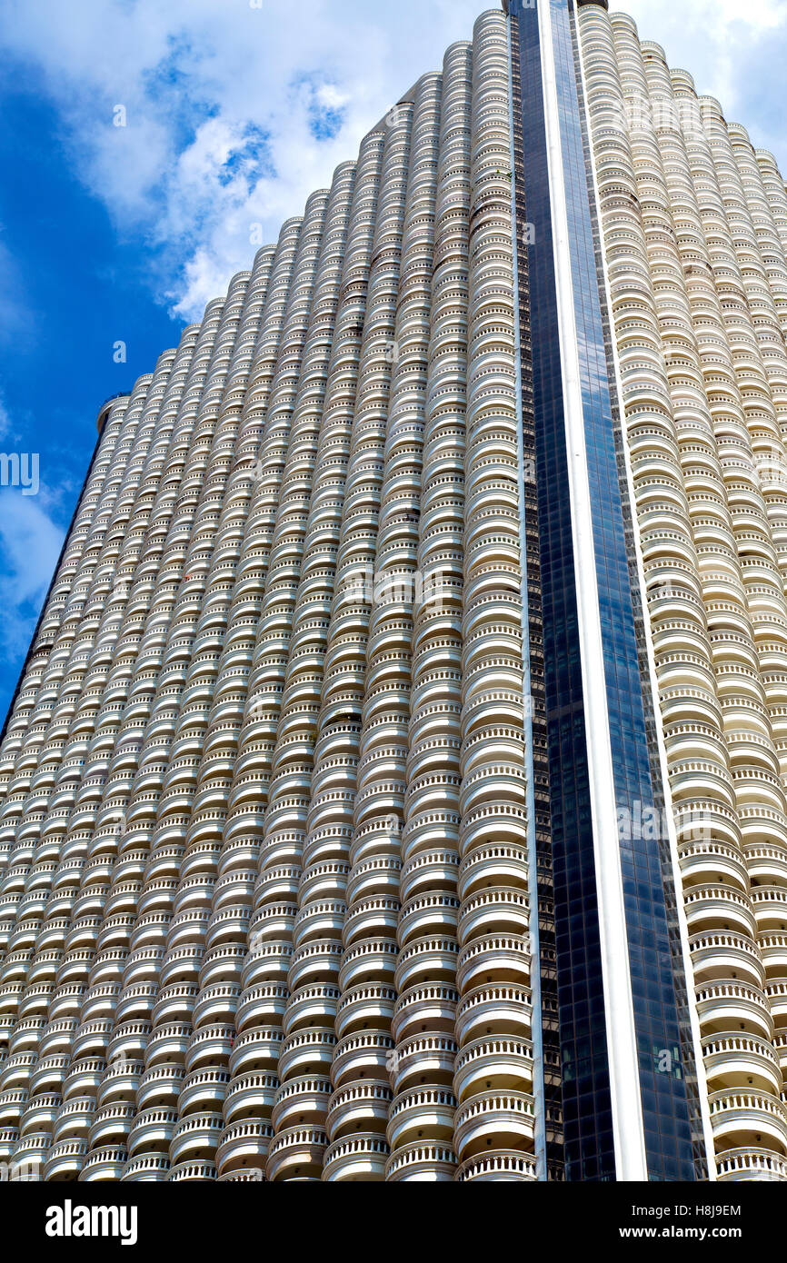 thailand bangkok office district palaces abstract modern building line ...