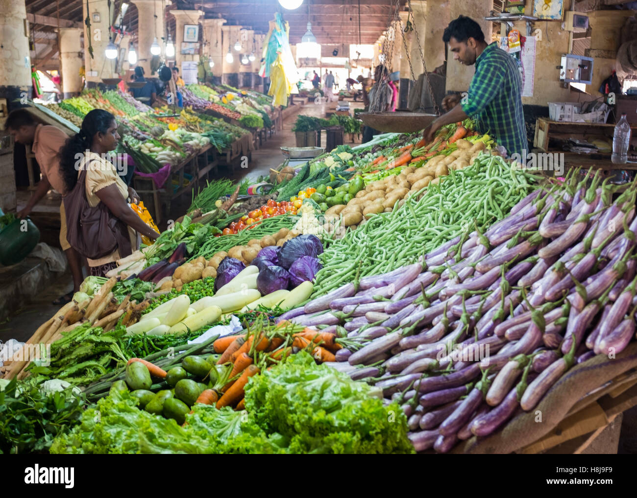 Vegetable market in Galle, Sri Lanka Stock Photo - Alamy