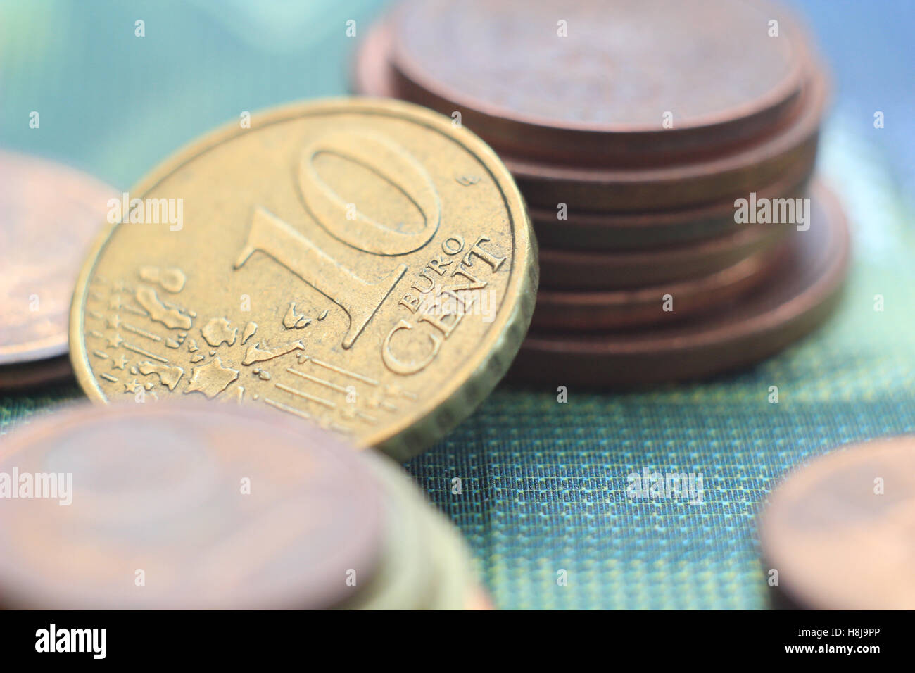 Money coins close up Stock Photo - Alamy