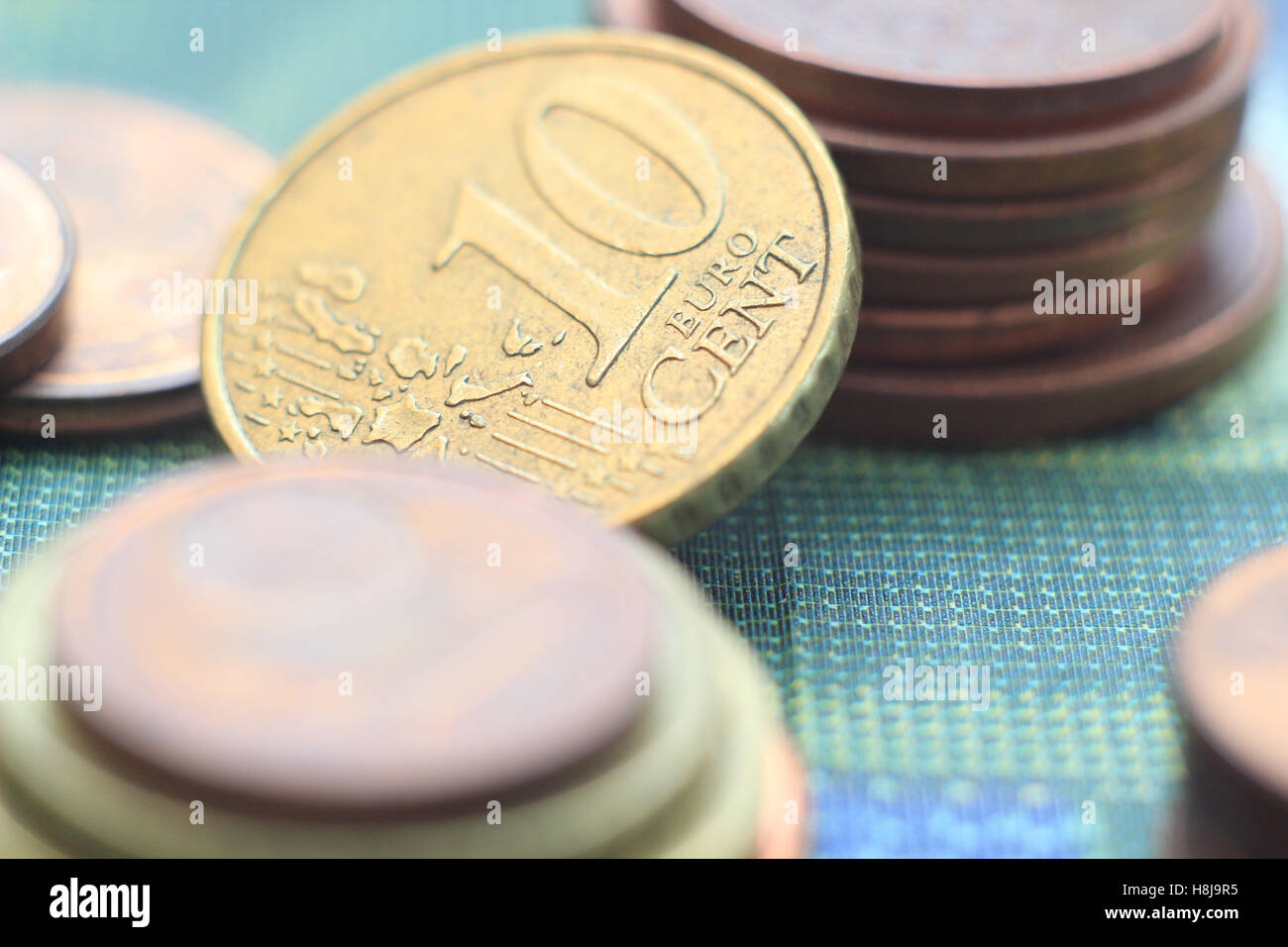 Money coins close up Stock Photo - Alamy