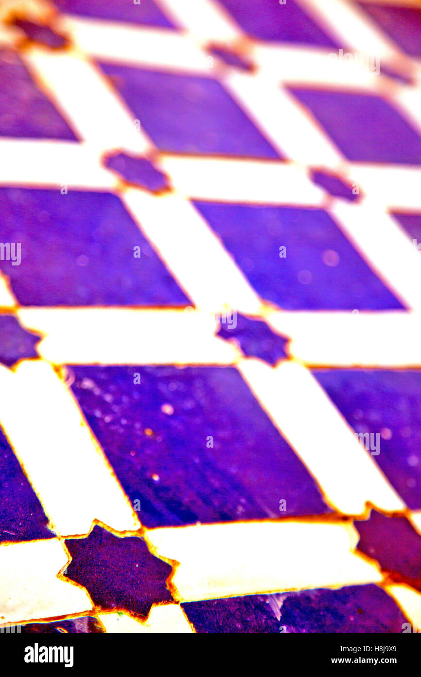 abstract morocco in africa tile the colorated pavement background ...