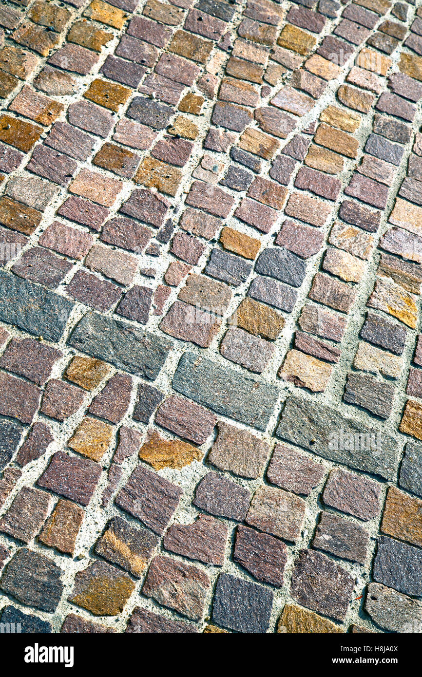 brick in varano borghi street lombardy italy varese abstract pavement ...