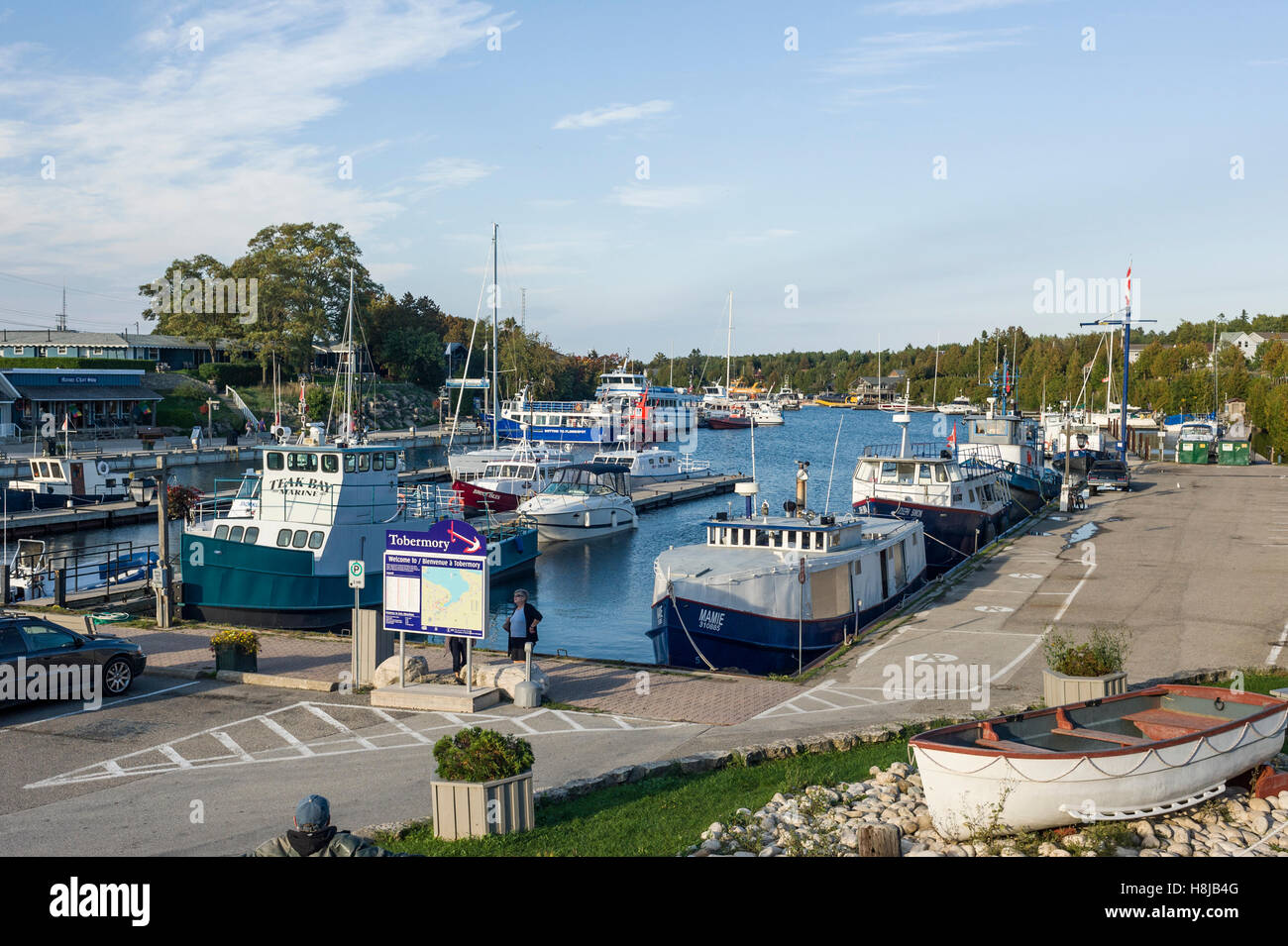 The town of Tobermory is a small community located at the northern tip ...