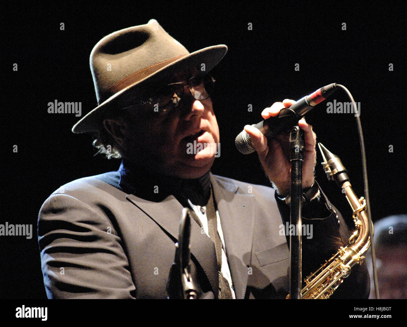 Van Morrison performing live at the United Palace Theater in New York ...