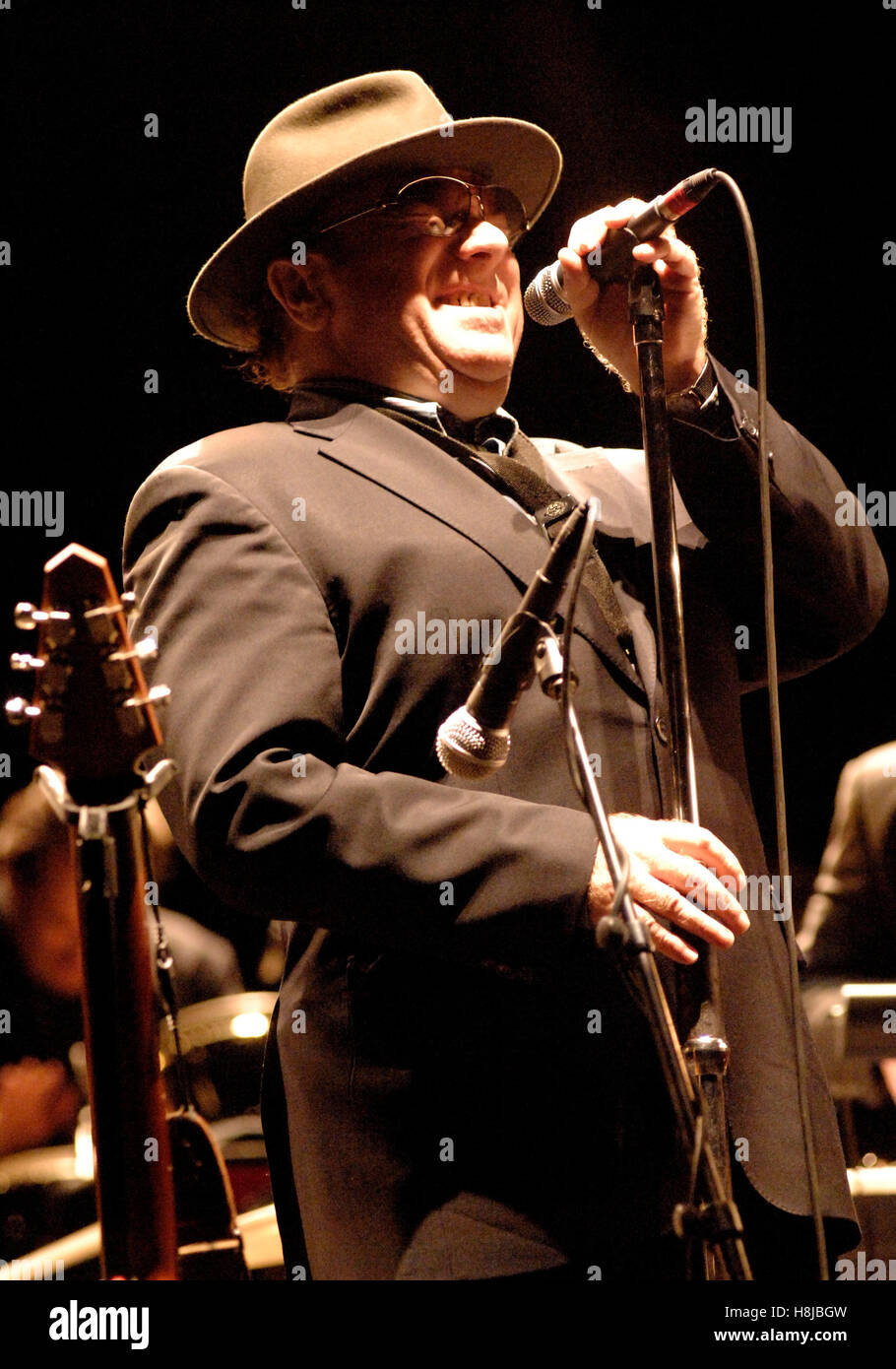 Van Morrison performing live at the United Palace Theater in New York ...