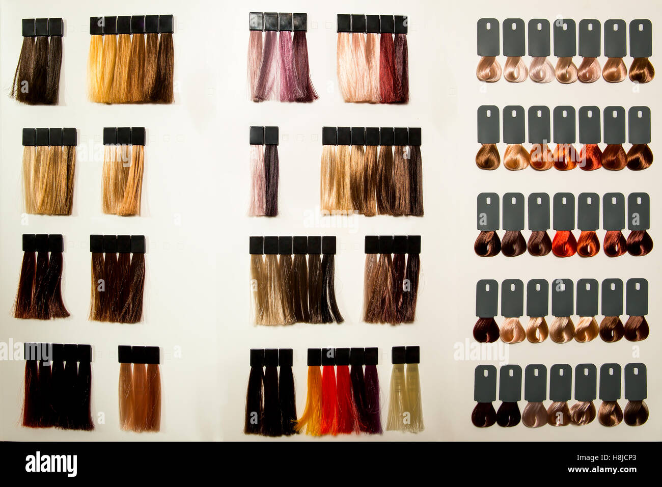 Hair dye sample hi-res stock photography and images - Alamy