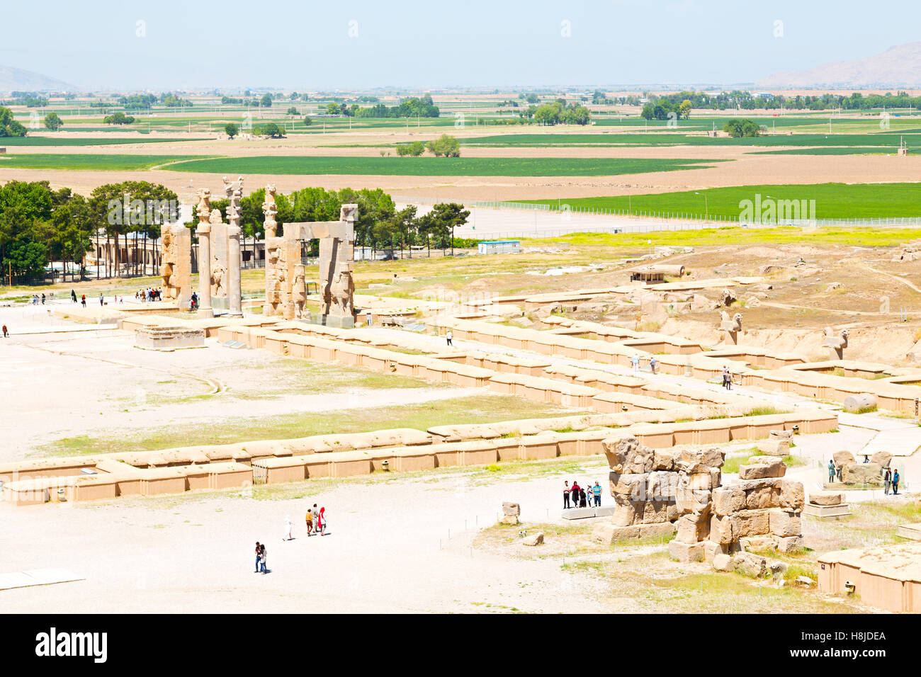 in iran persepolis the old ruins historical destination monuments and ...