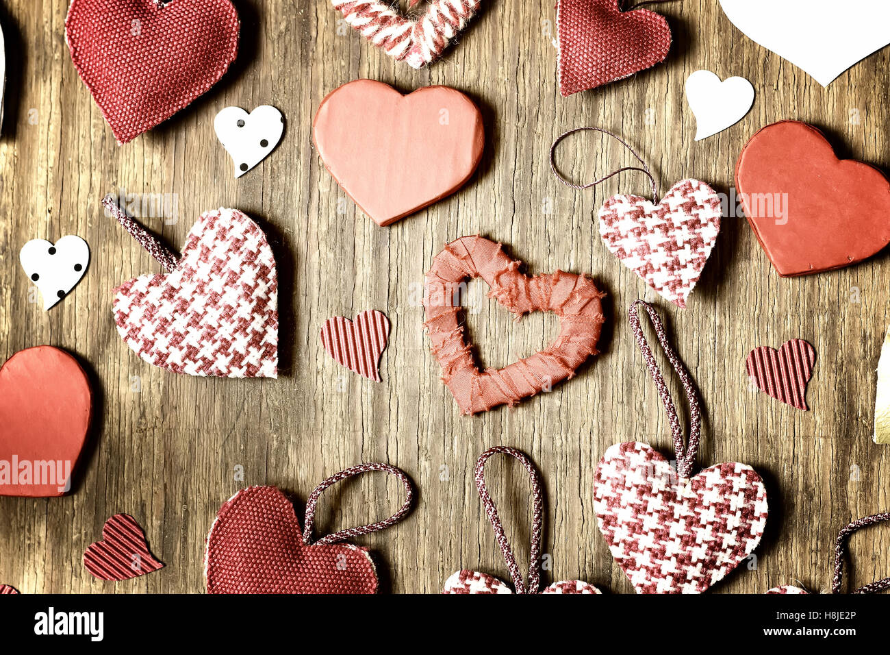 retro background of heart shape Stock Photo - Alamy