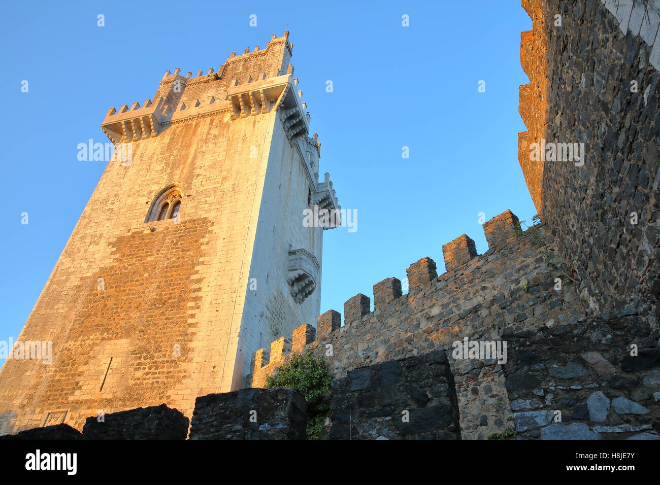 Castle tower sunset hi-res stock photography and images - Alamy