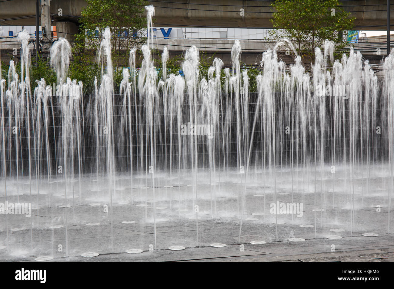 fountain in the park Stock Photo - Alamy