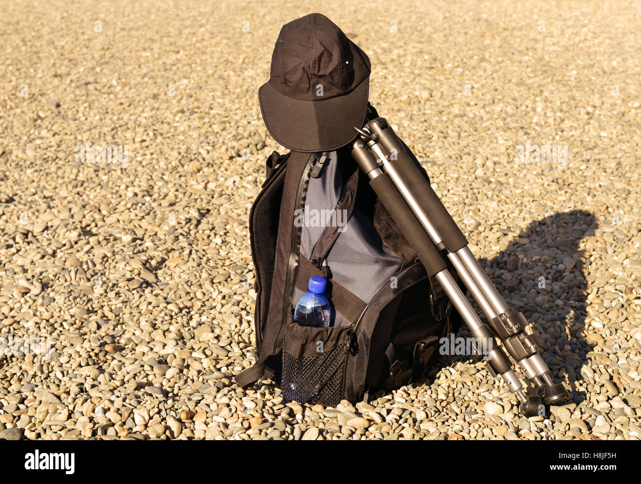 Hiking photo complete set Stock Photo - Alamy