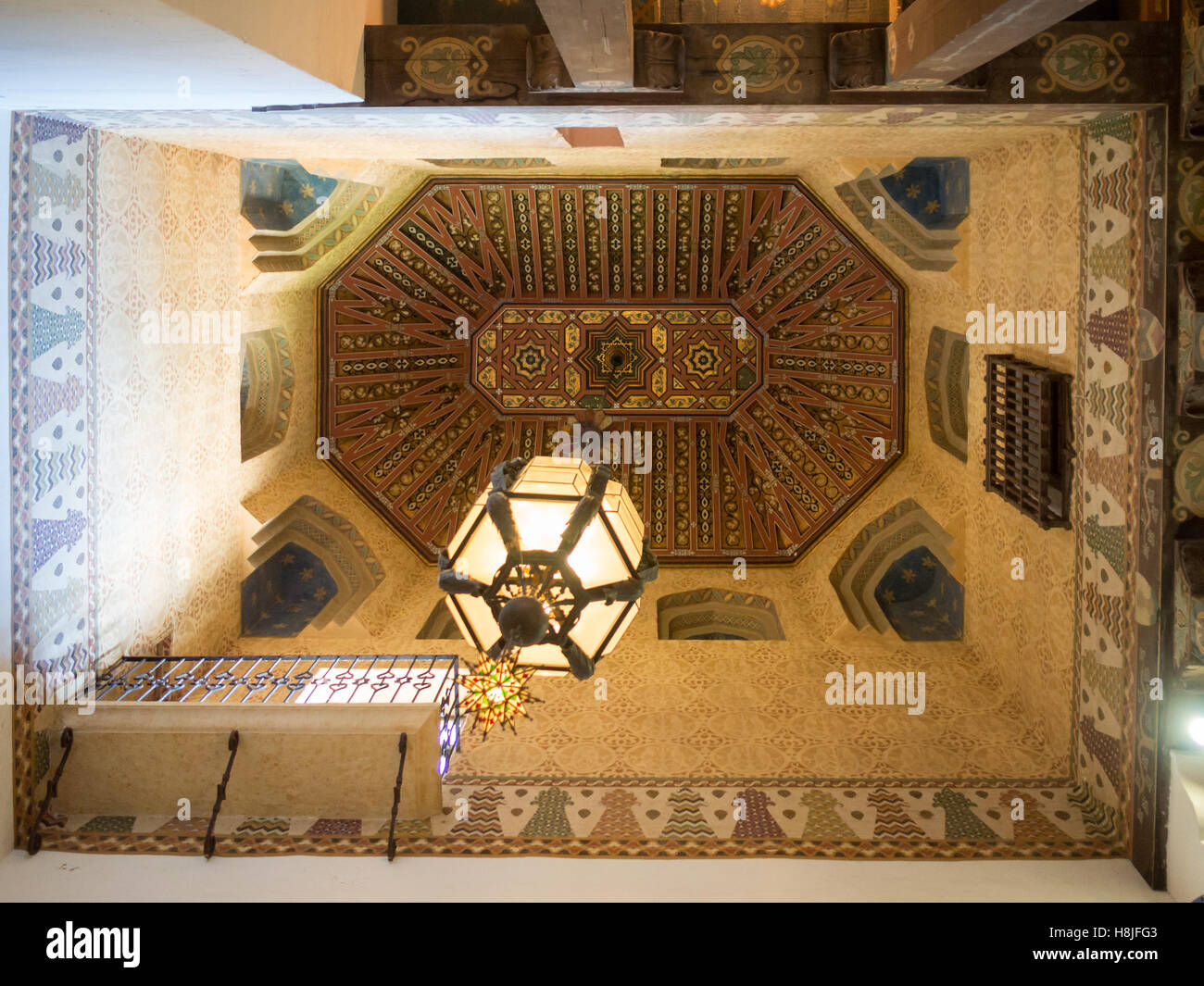 Santa Barbara County Courthouse interior Stock Photo - Alamy