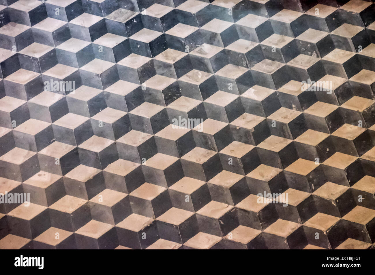 Cube tiles Stock Photo - Alamy