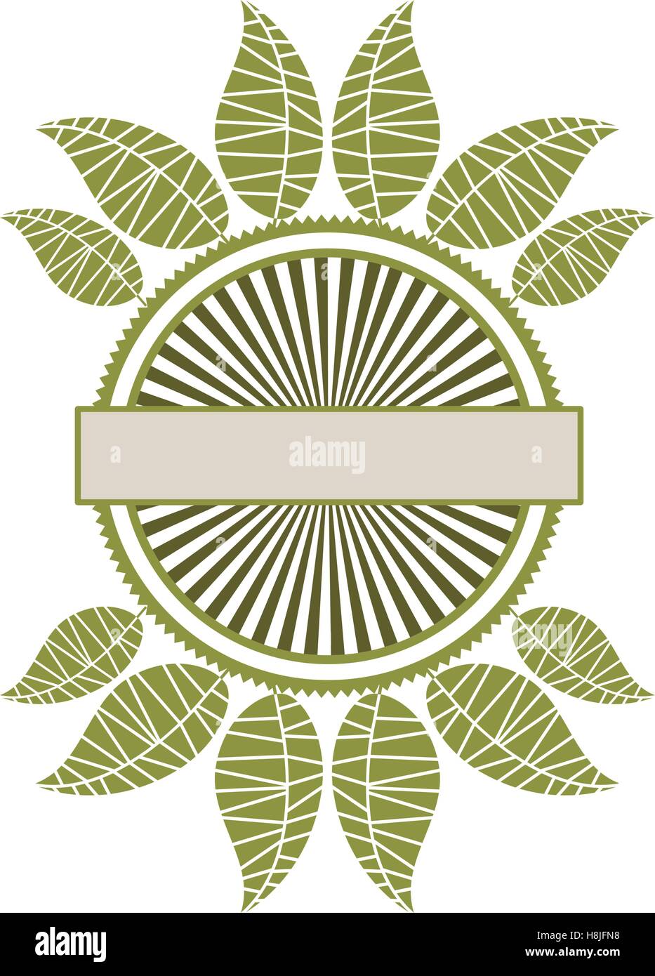 eco friendly emblem or label nature related icon image vector ...